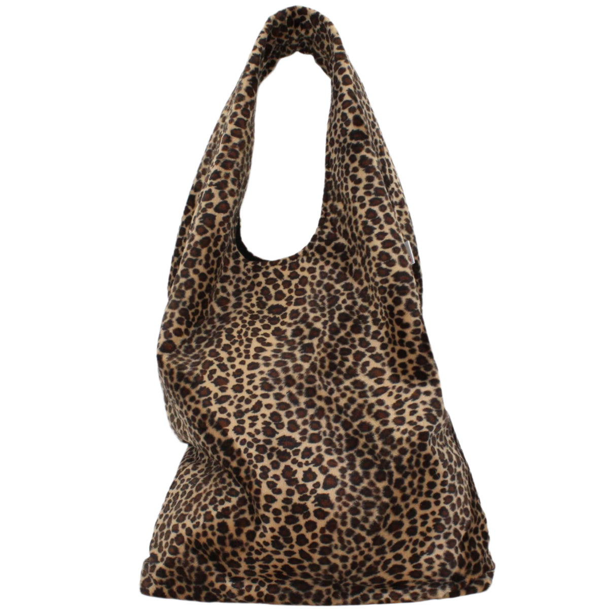 Golden Sand Leopard Print Shoulder Bag - Animal Print Slouch Bag – nushi